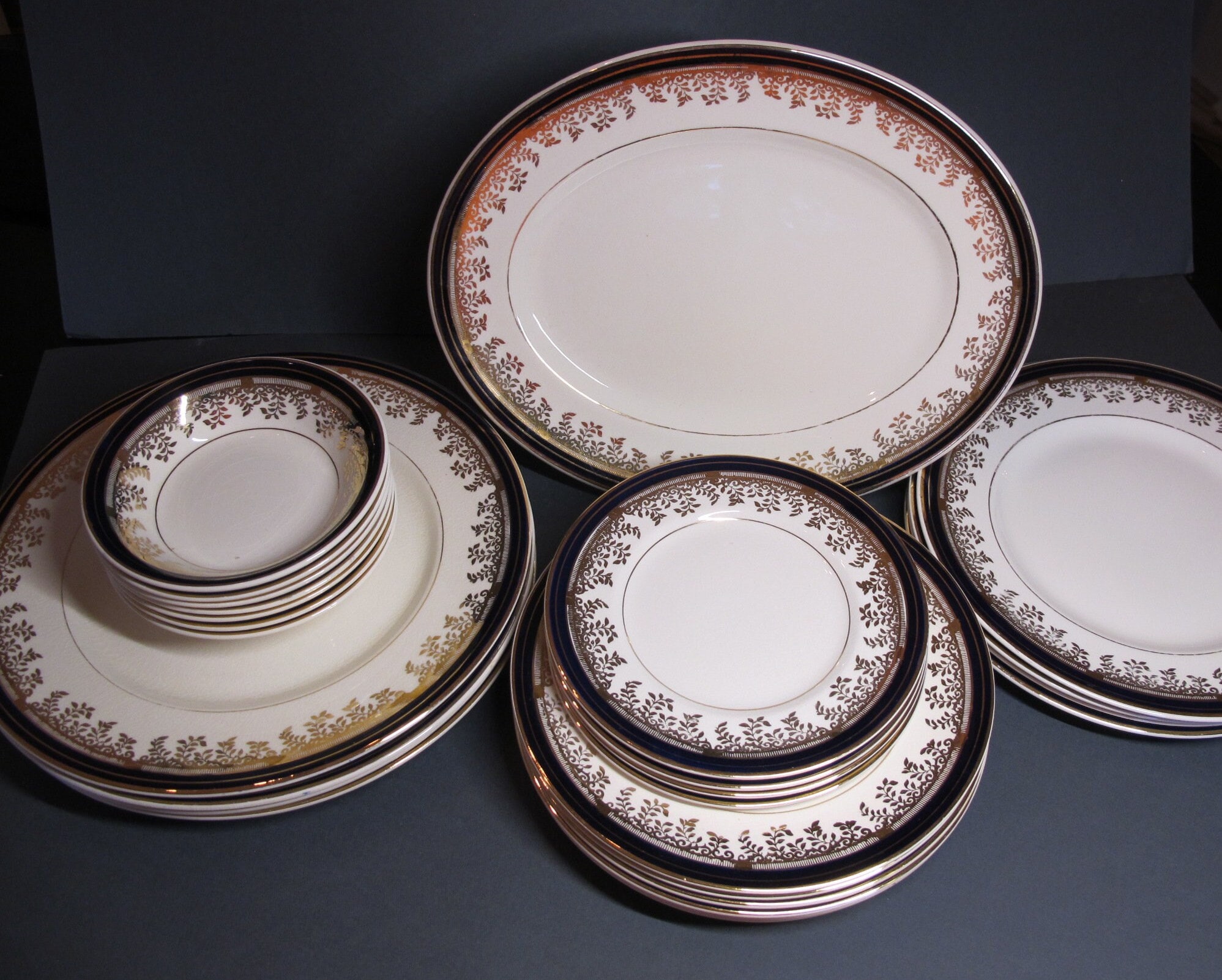 Myott, Sons & Co, Part of a Royalty Pattern Dinnerware Set no. 1559 ...