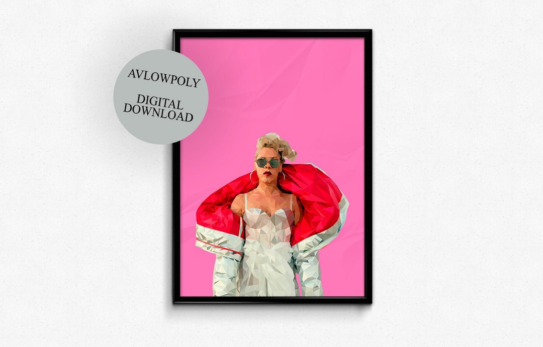 Pink Pop Music Singer Wall Decor Print, Beautiful Trauma, Alecia Beth ...