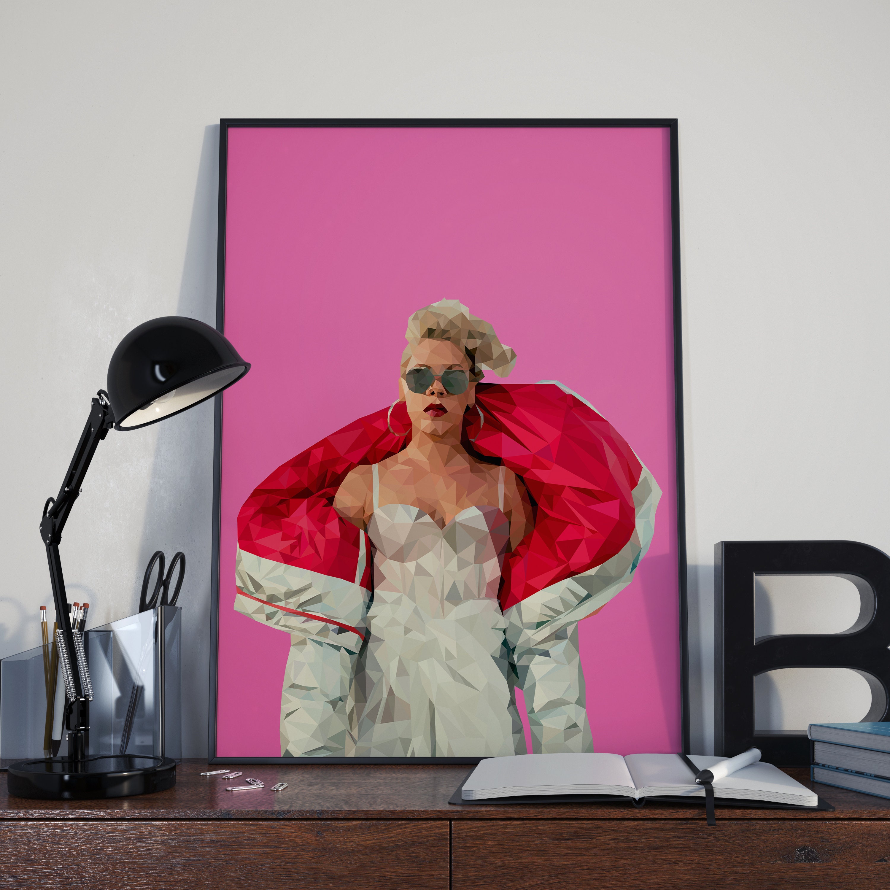 Pink Pop Music Singer Wall Decor Print, Beautiful Trauma, Alecia Beth ...