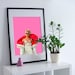 Pink Pop Music Singer Wall Decor Print Beautiful Trauma - Etsy