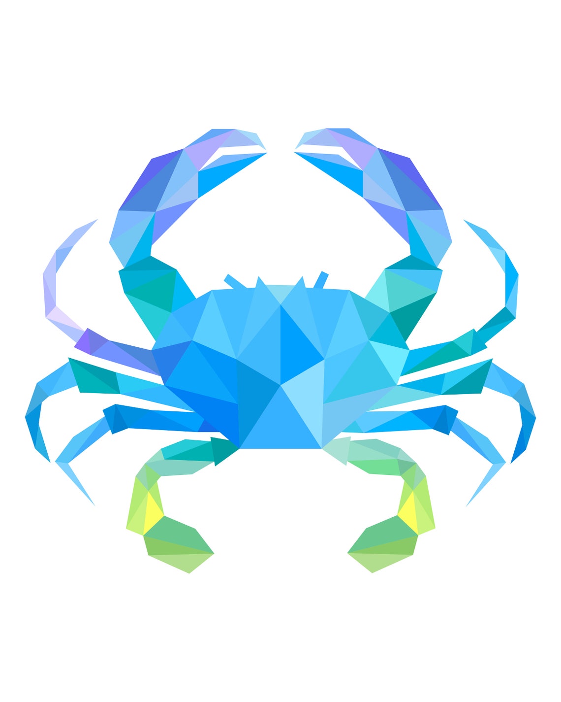 Blue Crab SVG , Clip Art Ocean Animals, Crabs Png - Etsy