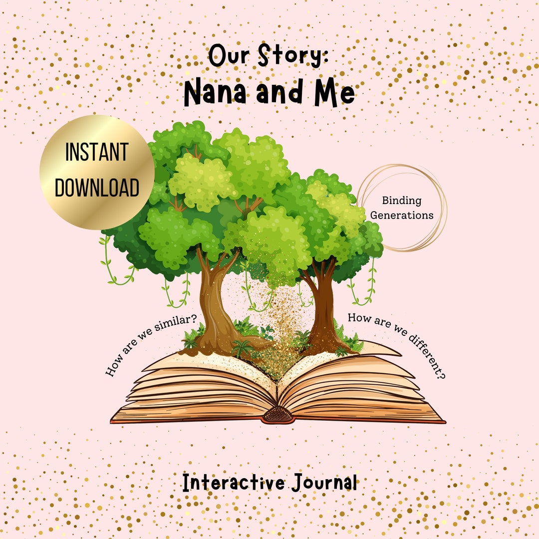 Our Story: Nana & Me, Interactive Journal, Instant Download - Etsy