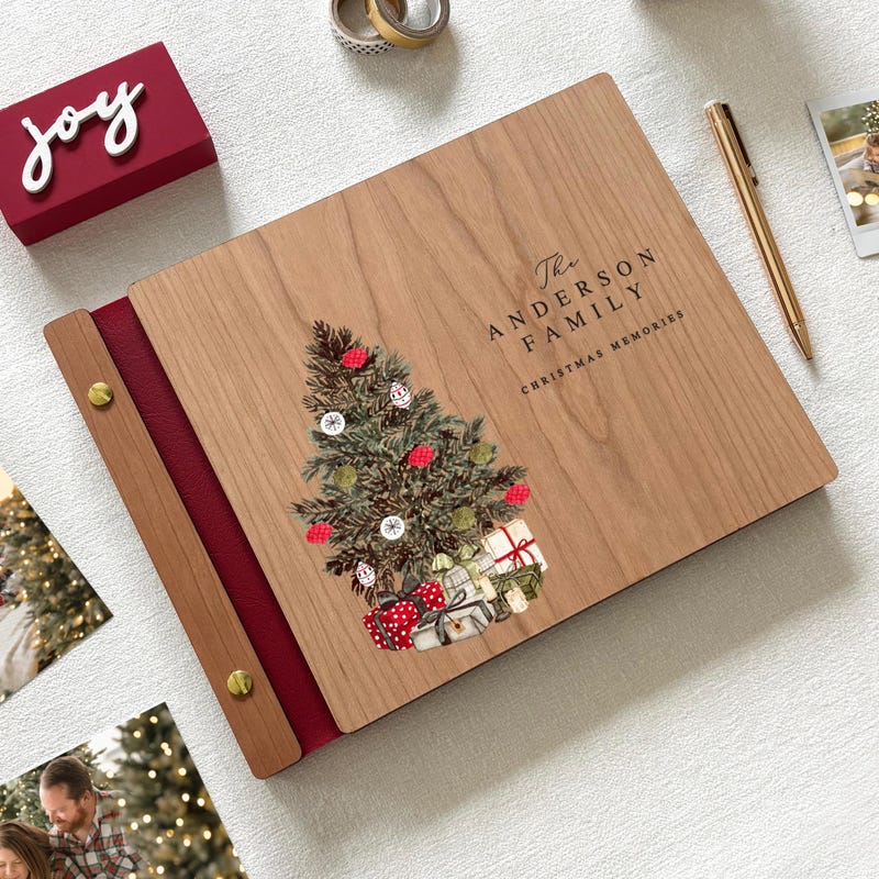 Santa Photo Album Book - Etsy