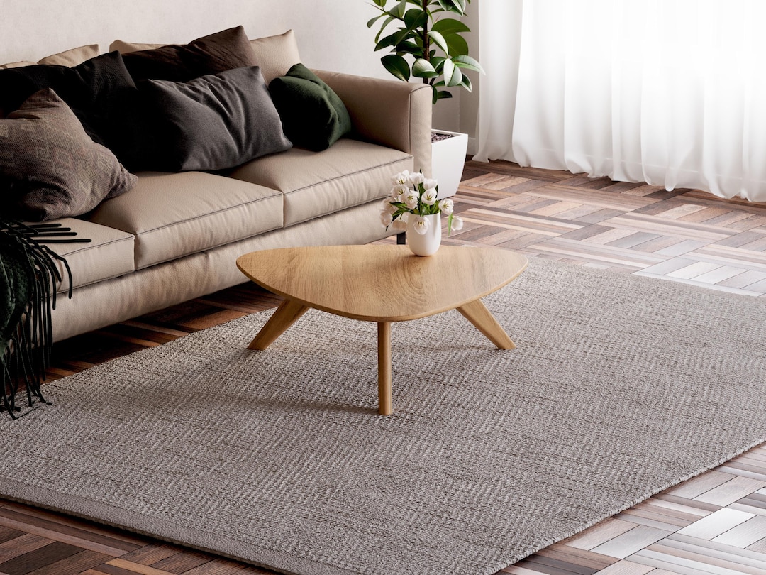 Solid Oak Modern Coffee Table: Unusual Triangle Shape - Etsy