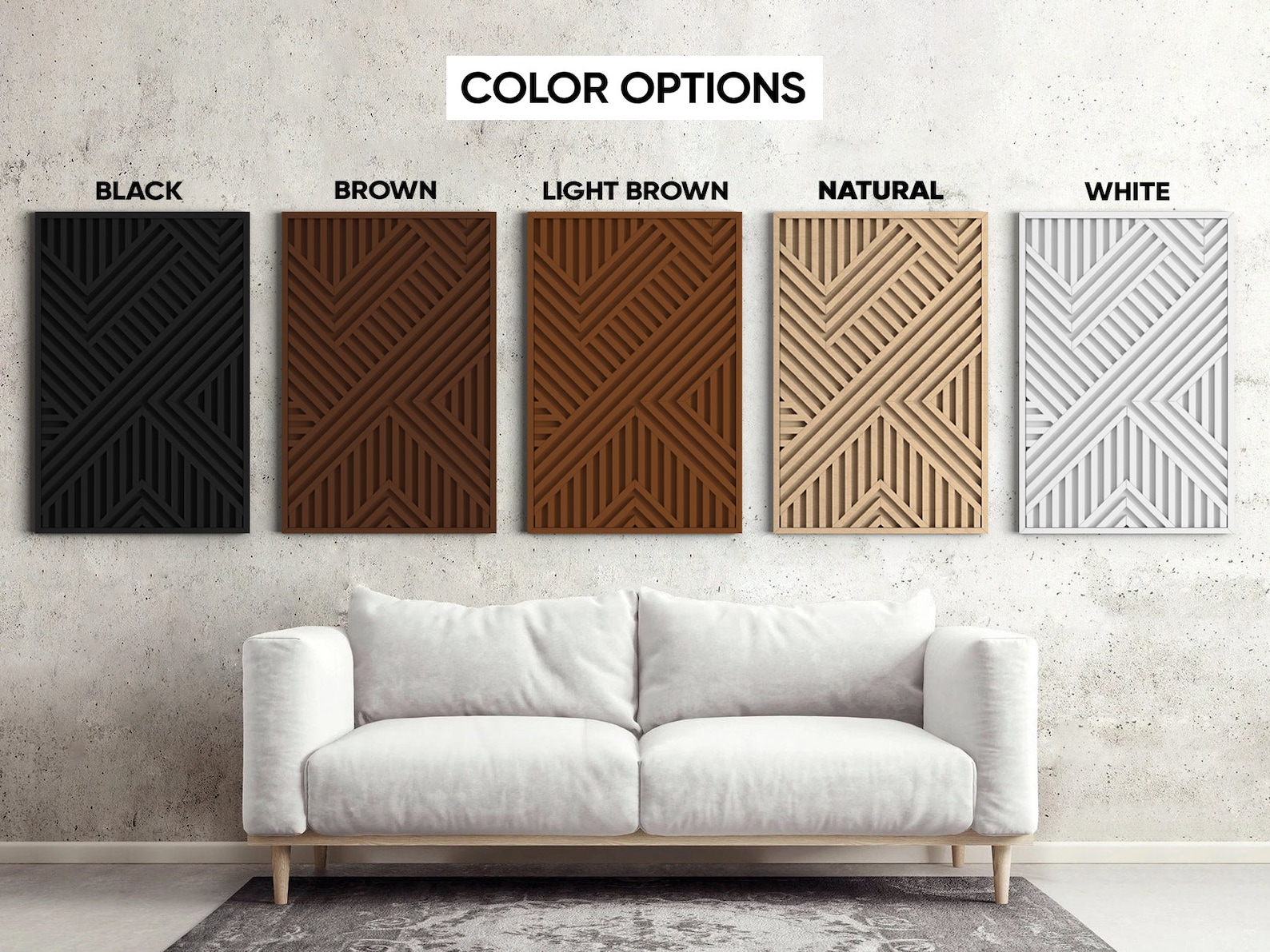 Modern Wood Wall Art Geometric Wood Wall Panels Abstract - Etsy