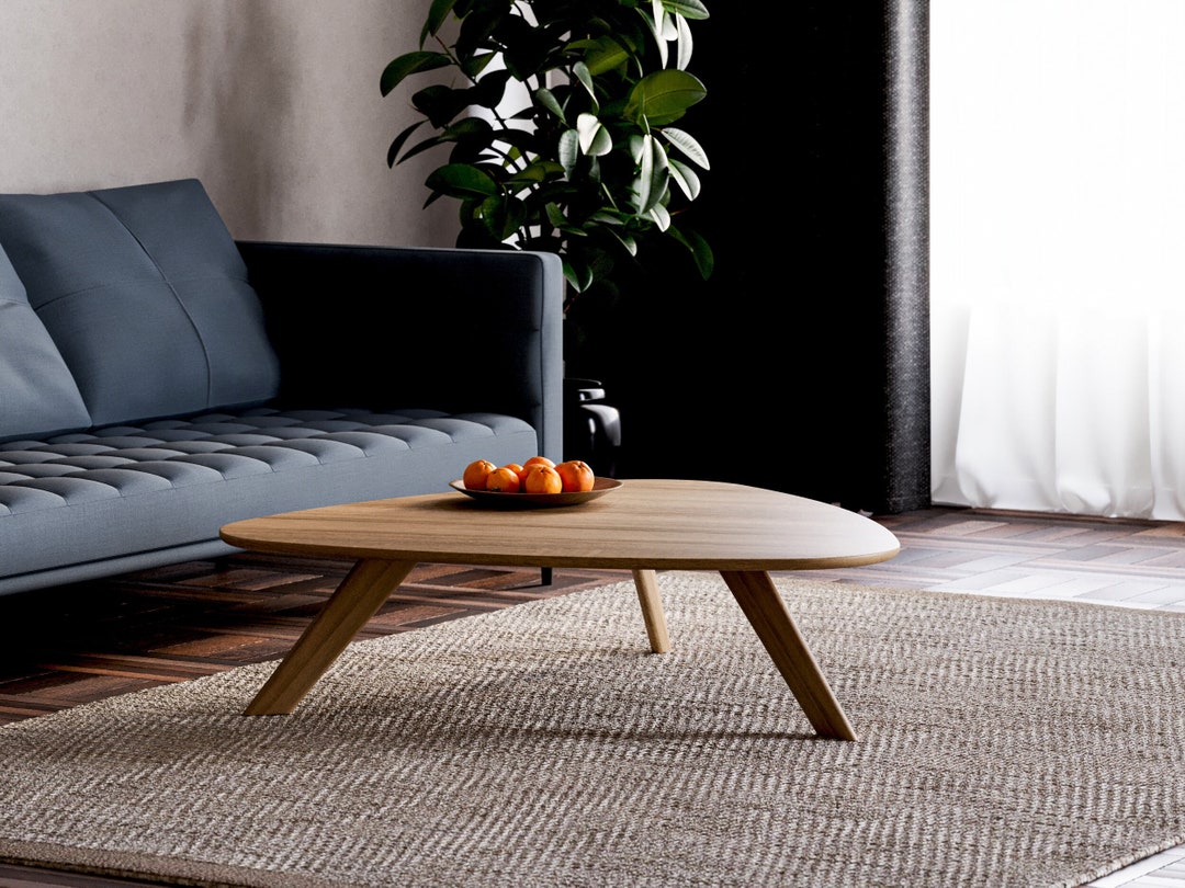 Modern Coffee Table - Unusual Shape Coffee Table - Low Coffee Table ...