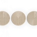 Round Wood Wall Art Set Modern Wood Wall Art Geometric - Etsy
