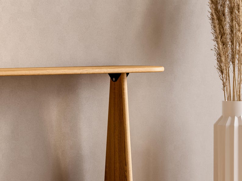 Modern Console Table - Oak Hallway Table - Scandi Console Table ...
