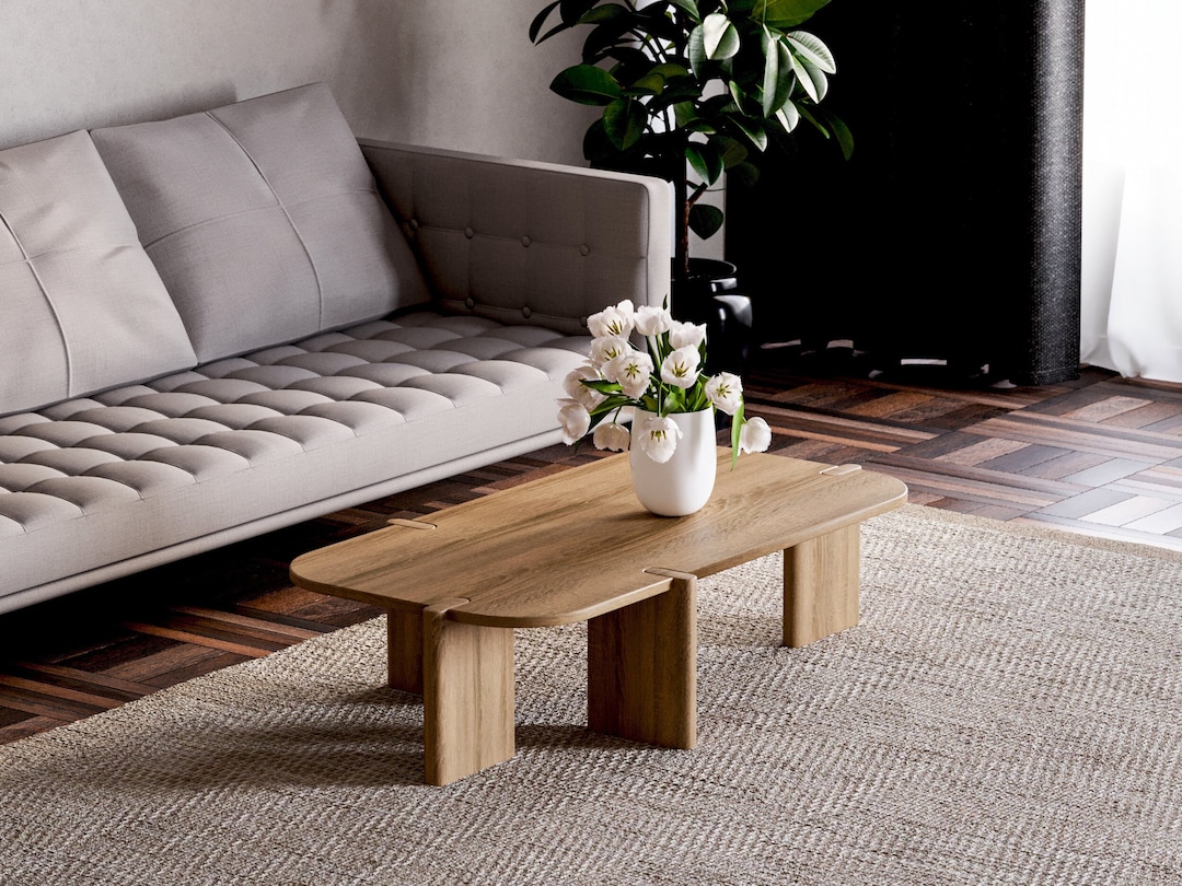 Modern Coffee Table Aesthetic Coffee Table Minimalist Coffee Table ...