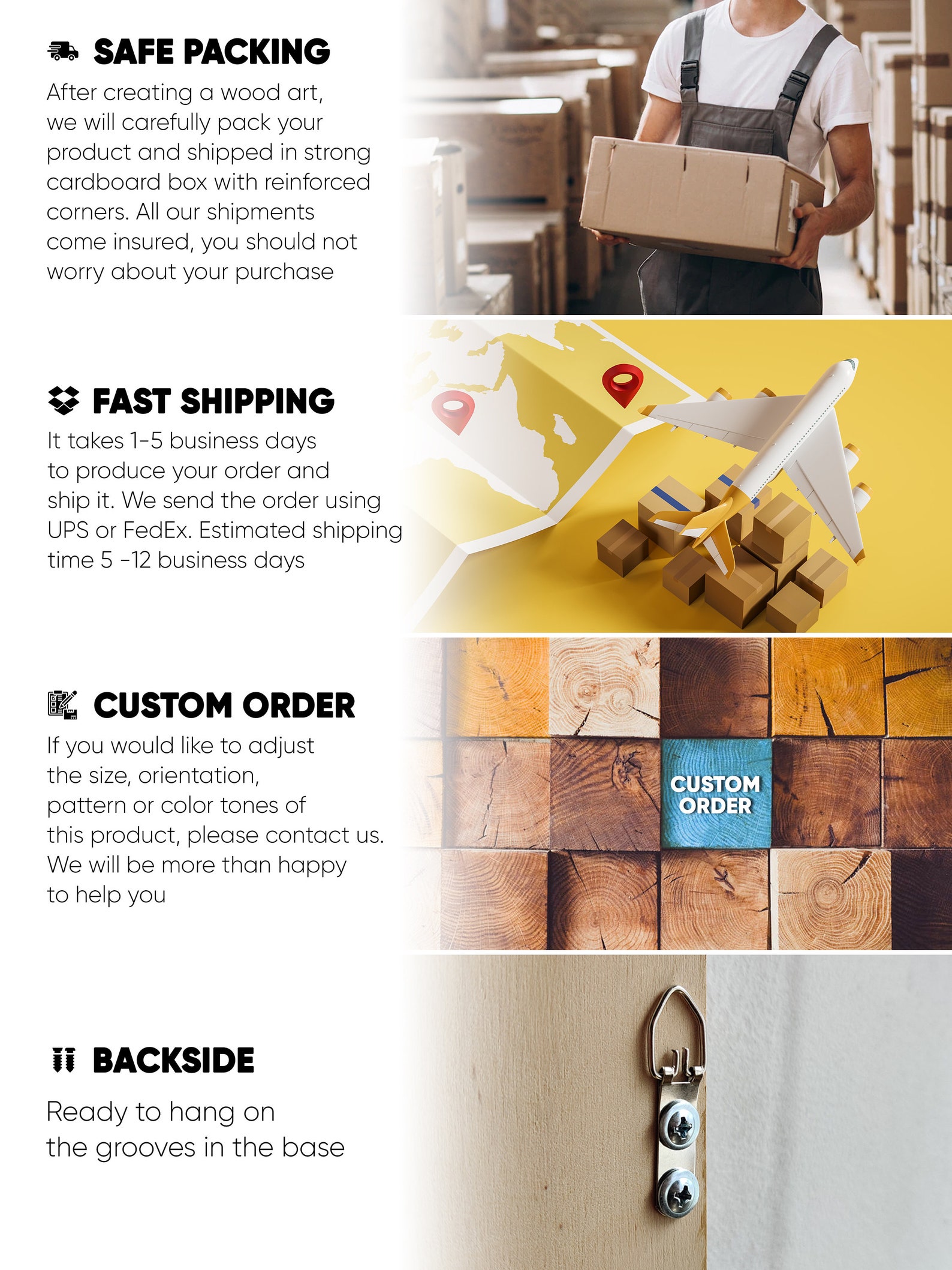 Round Wood Wall Art Set | Modern Wood Wall Art | Geometric Decor | Boho ...