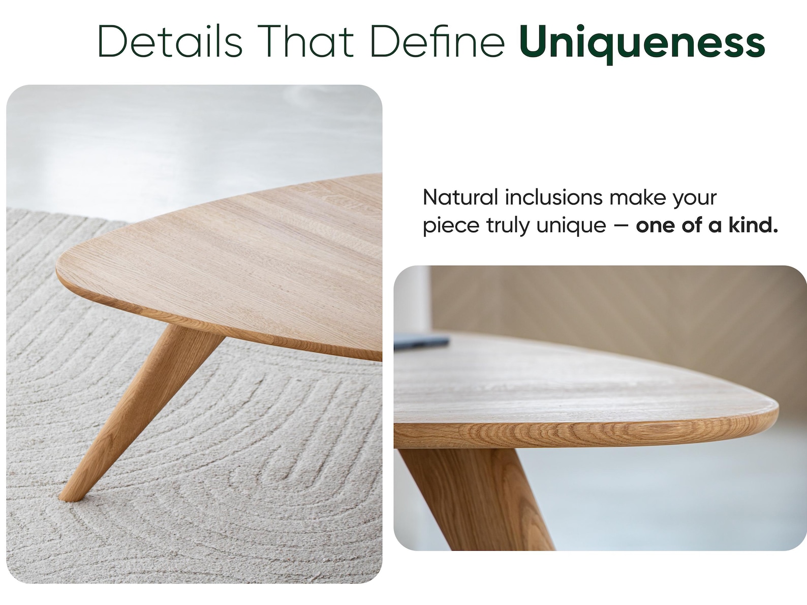 Modern Coffee Table - Unusual Shape Coffee Table - Low Coffee Table ...