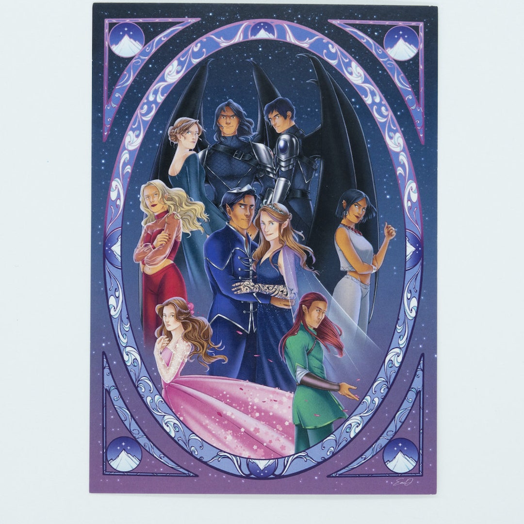 Postcard ACOTAR Inner Circle - Etsy