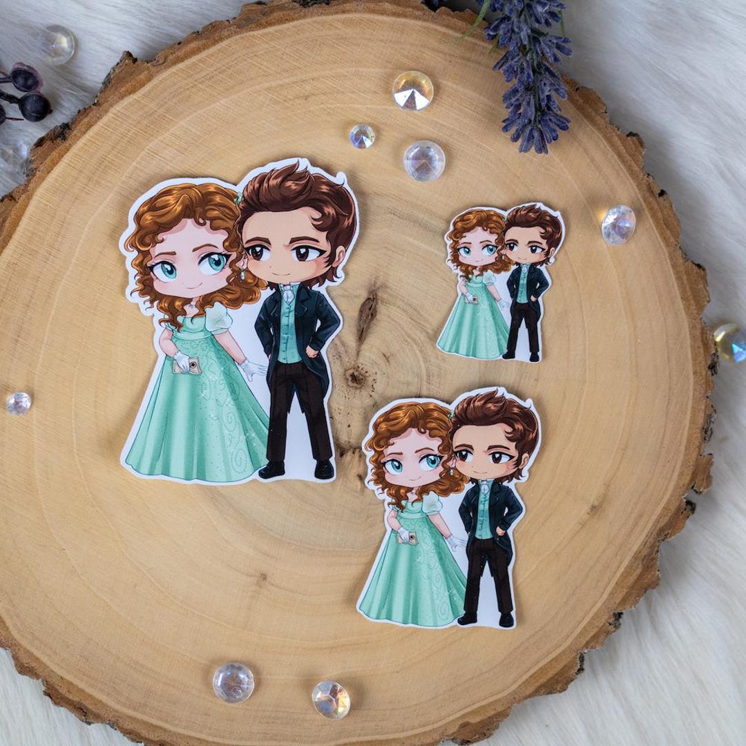 Stickers Bridgerton - Colin & Penelope - Etsy