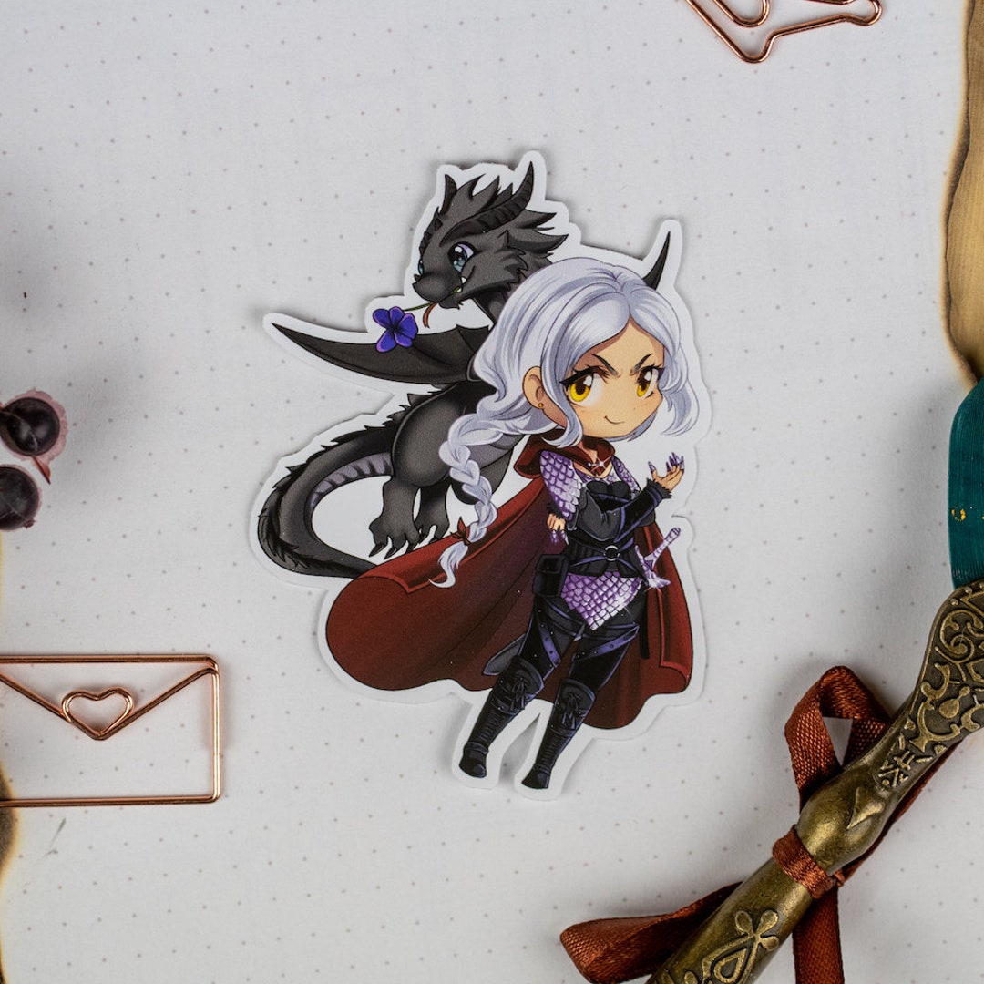 Sticker Throne of Glass - Manon & Abraxos - Etsy