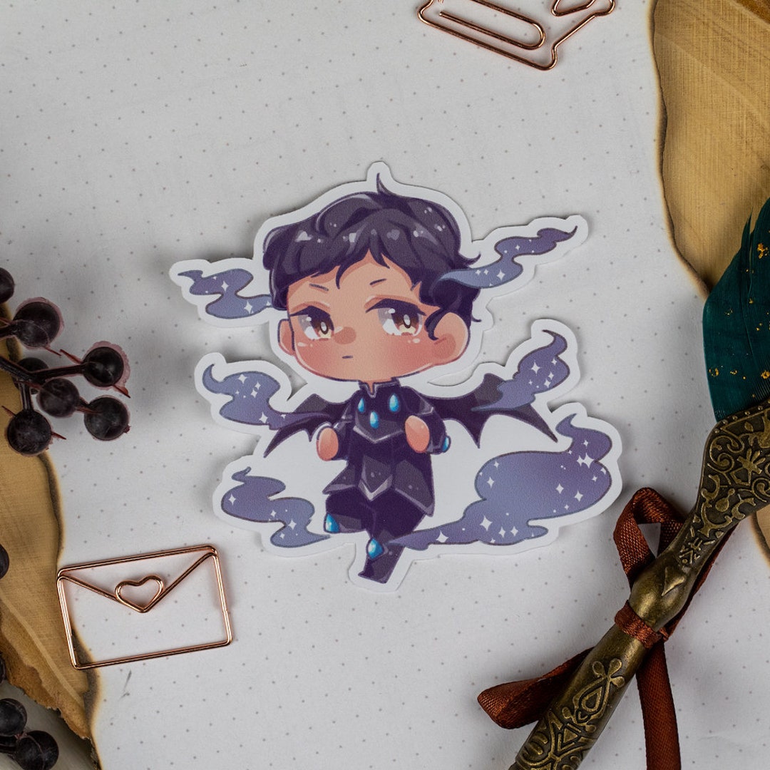 Stickers ACOTAR - Kawaii Azriel - Etsy