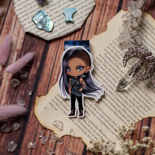 Fury Axtar crescent City Magnetic Bookmark - Etsy
