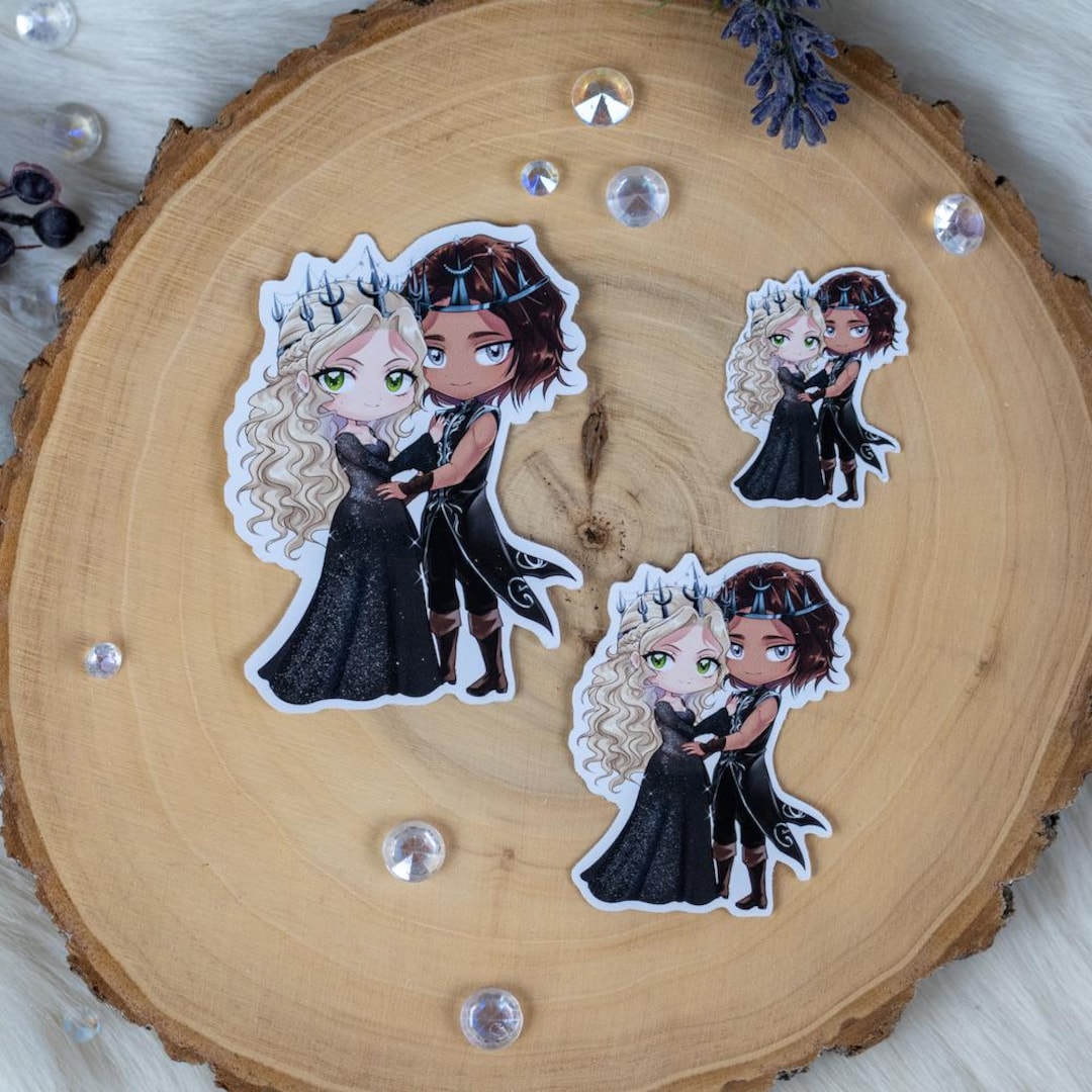 Sticker Blood and Ash / Flesh and Fire - Nyktos and Seraphina Married ...