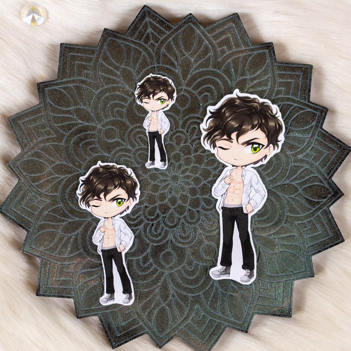 Sticker Obsidian / Lux Series - Daemon Black - Etsy