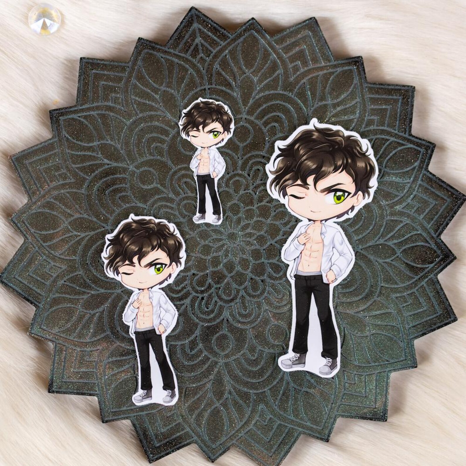Sticker Obsidian / Lux Series - Daemon Black - Etsy