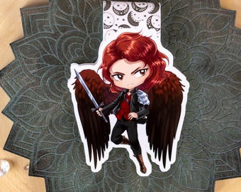 Oraya and Raihn - the Serpent and the Wings of Night - Officially Licensed Print - Etsy