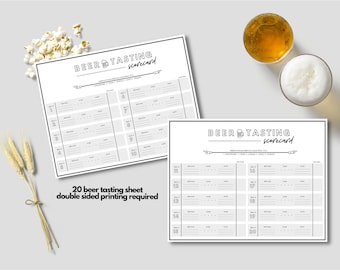 BBQ Tasting Scorecard Printable Template, Barbecue Cookoff Party Food ...