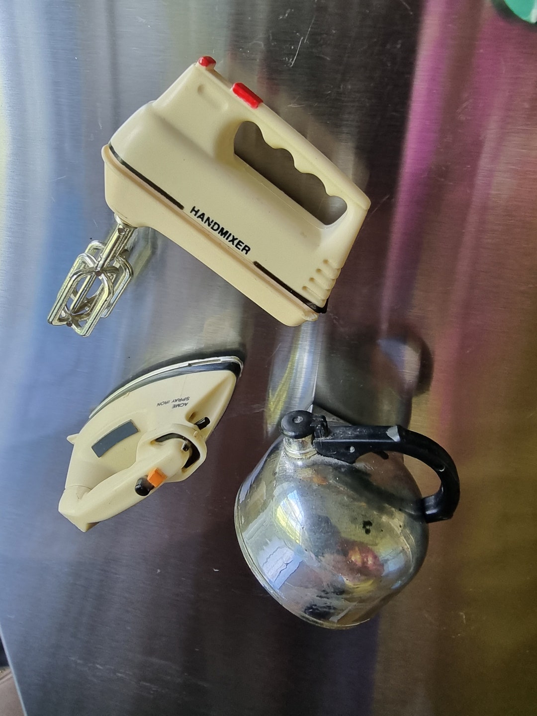Vintage Acme 90s Trio of Kitchen Essentials Fridge Magnets - Etsy