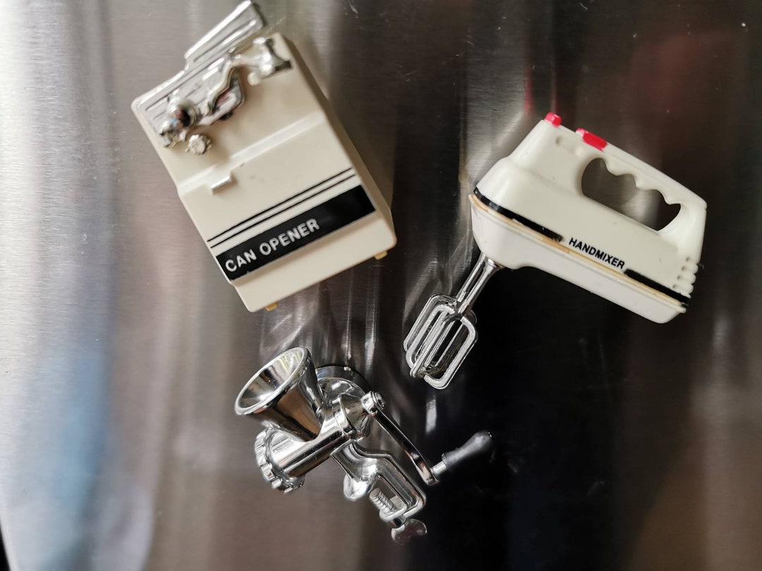 Vintage Acme Trio of Granny's Essential Fridge Magnets Including Meat ...