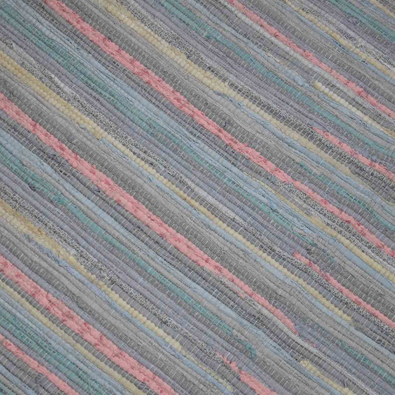 Soft Pastel Rag Rug - Handmade - Boho Design ! 60x90 - Etsy UK