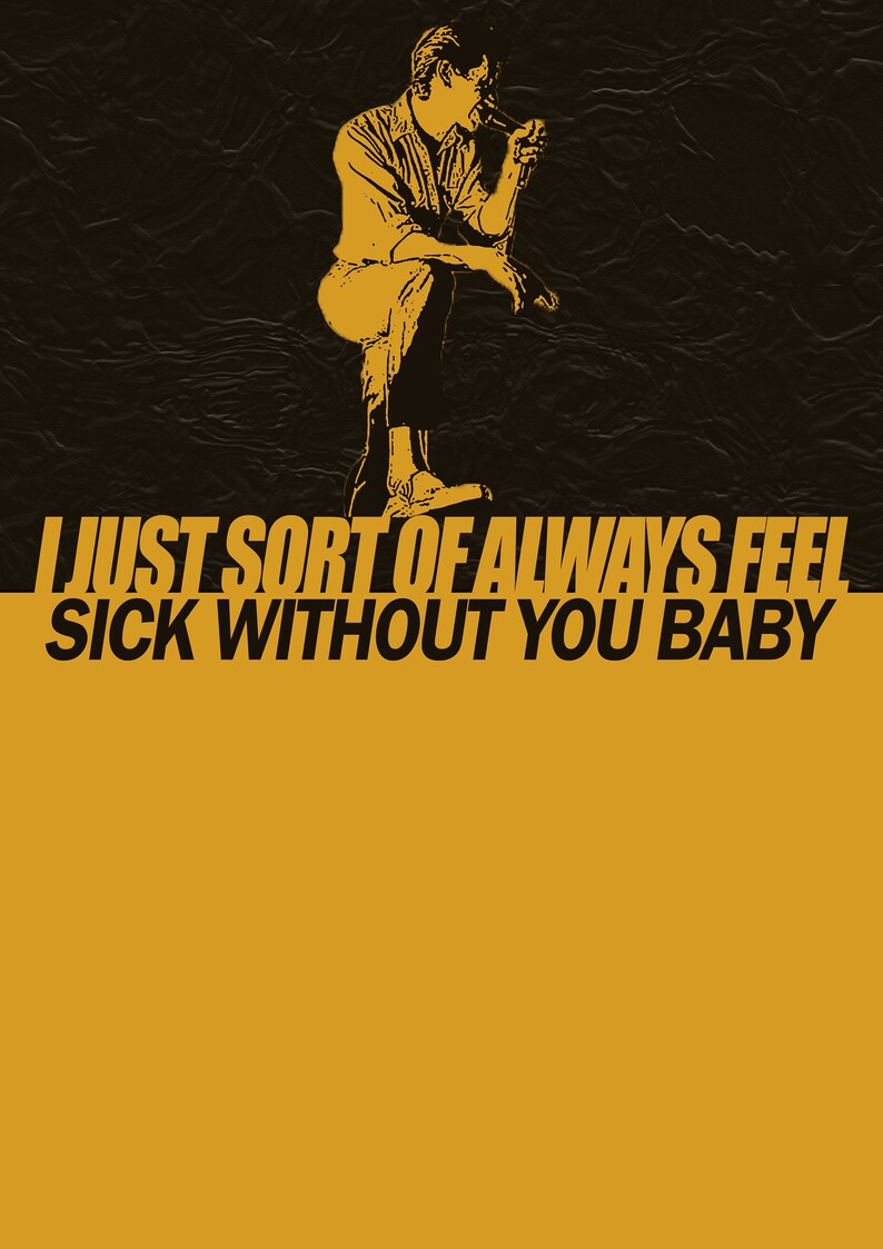 The Last Shadow Puppets Sweet Dreams TN Lyrics Print Poster - Etsy