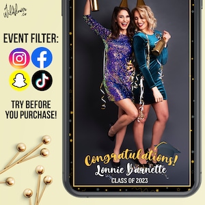 Graduation Snapchat Lenses, School Instagram Filter, Confetti Tiktok ...