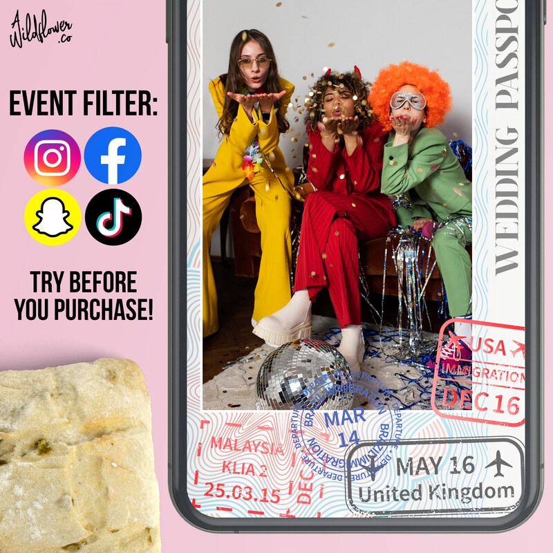 Event Passport Template - Etsy