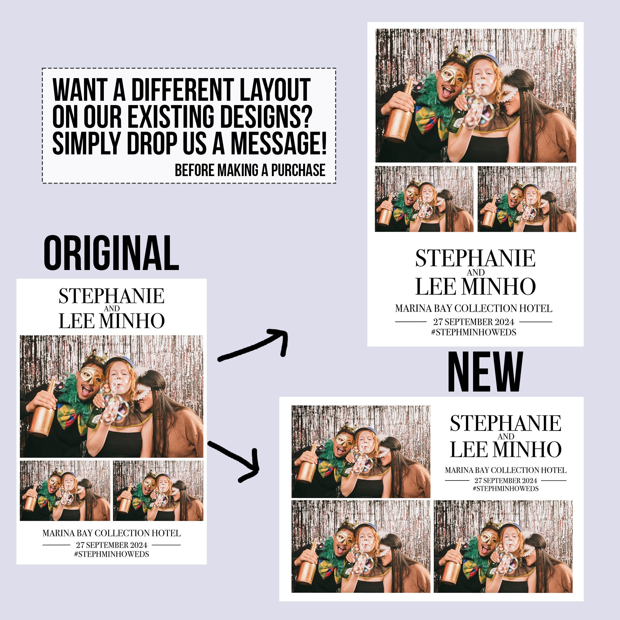 Passport Photo Booth Template Flight Frame Travel Theme Overlay 4x6 (4R ...