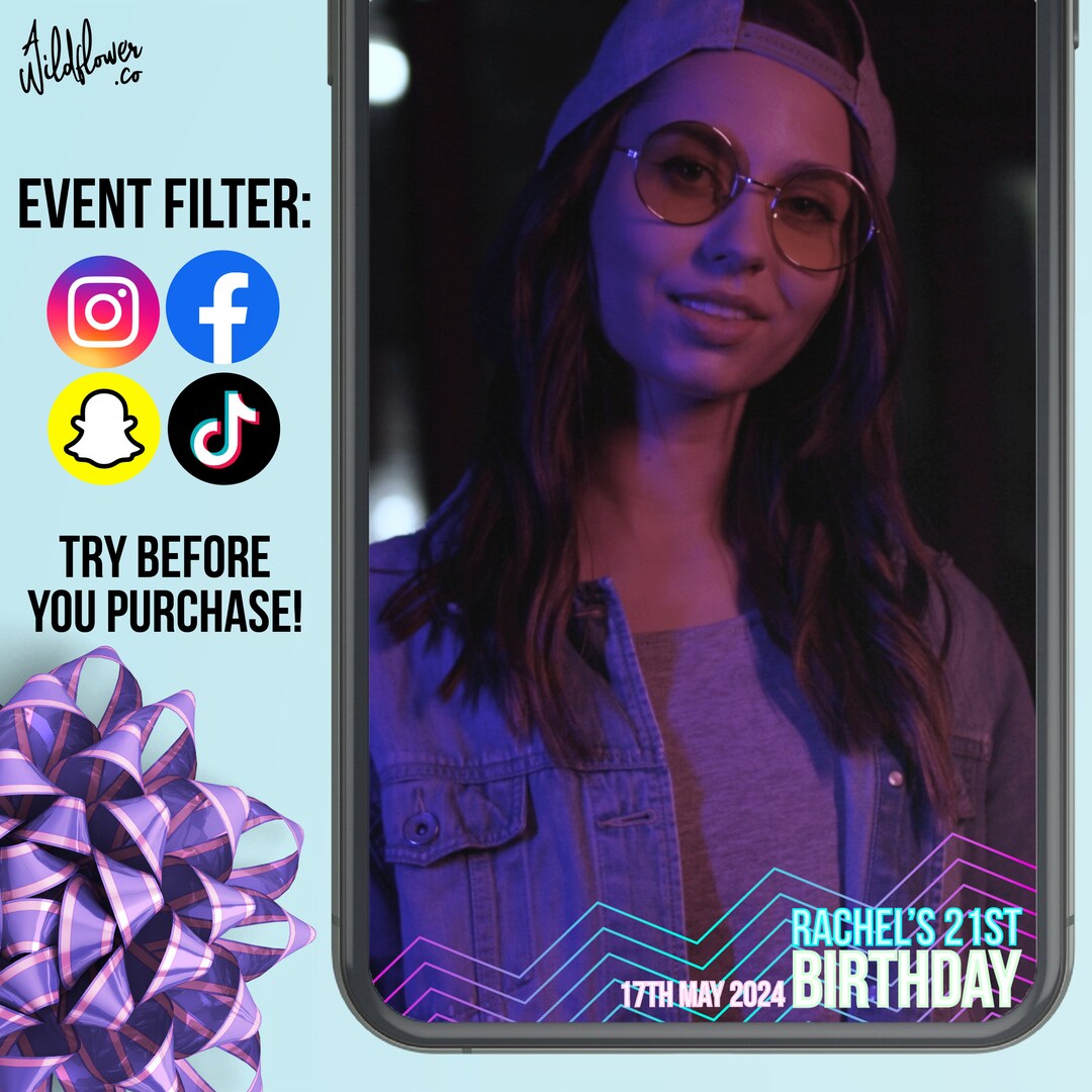 Neon Instagram Filter, Glow Snapchat Lenses, Party Tiktok Effects ...