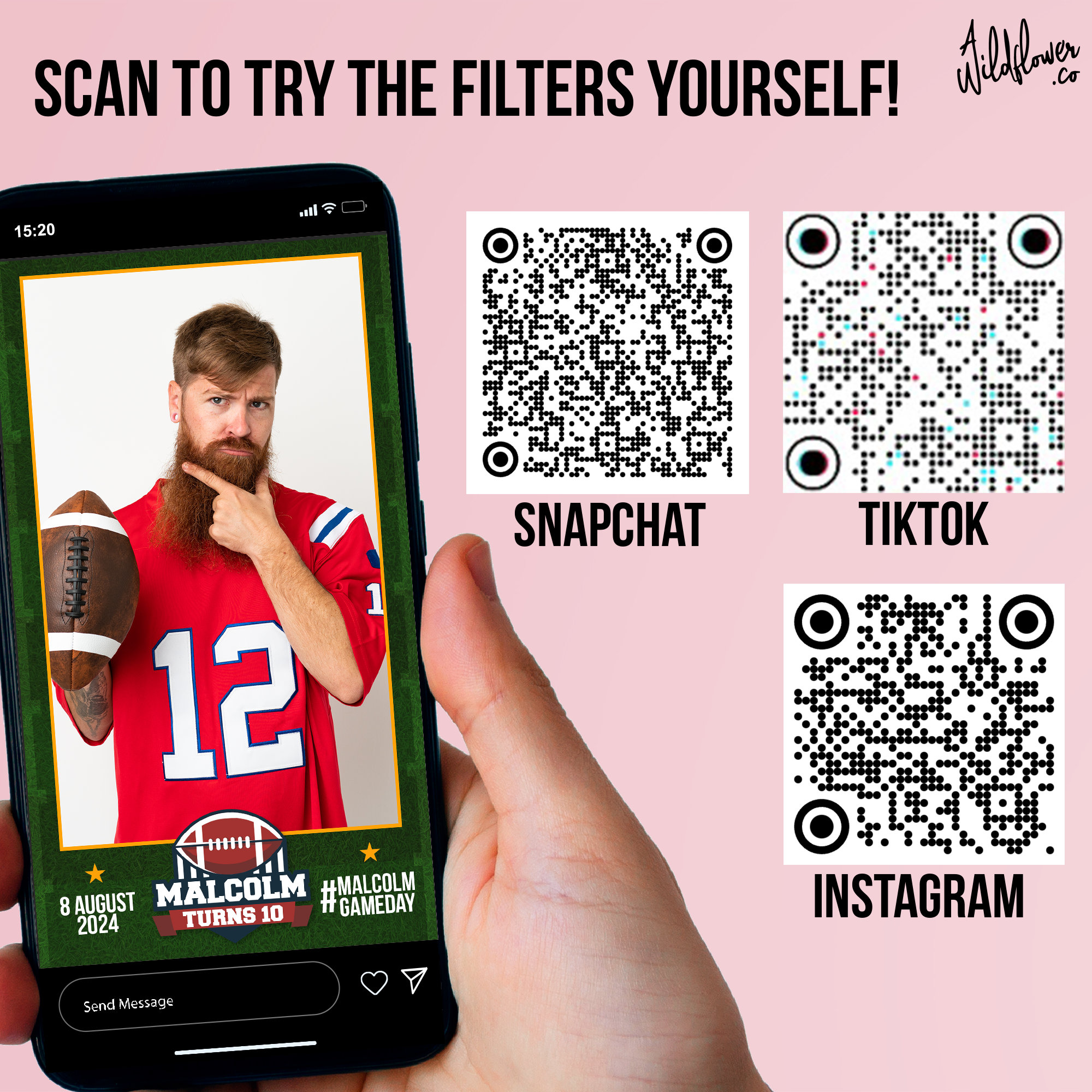 Football Snapchat Lenses, Rugby Instagram Filter, Sports Tiktok Effects ...
