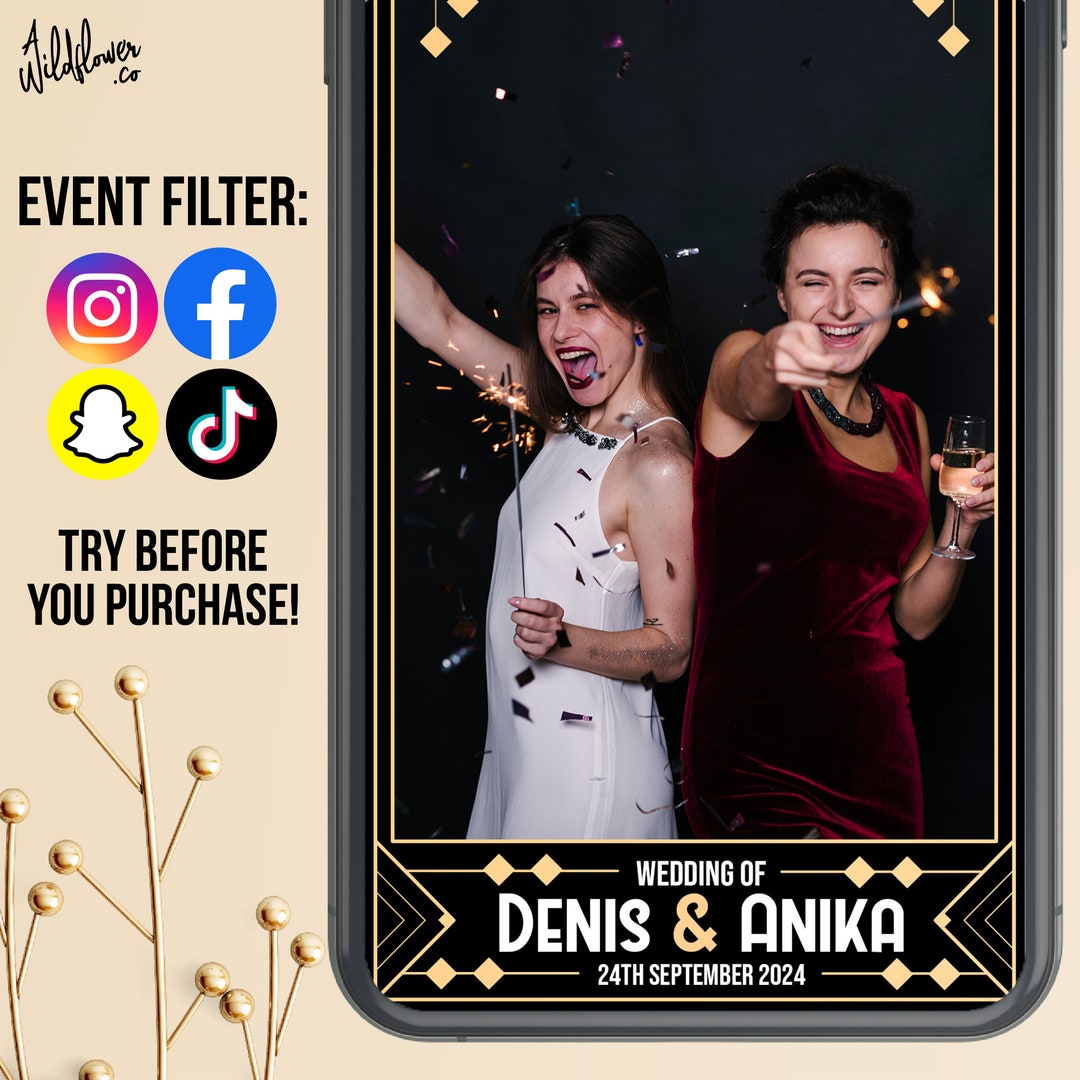 Black Gold Instagram Filter, Birthday Snapchat Lenses, Gatsby Tiktok ...