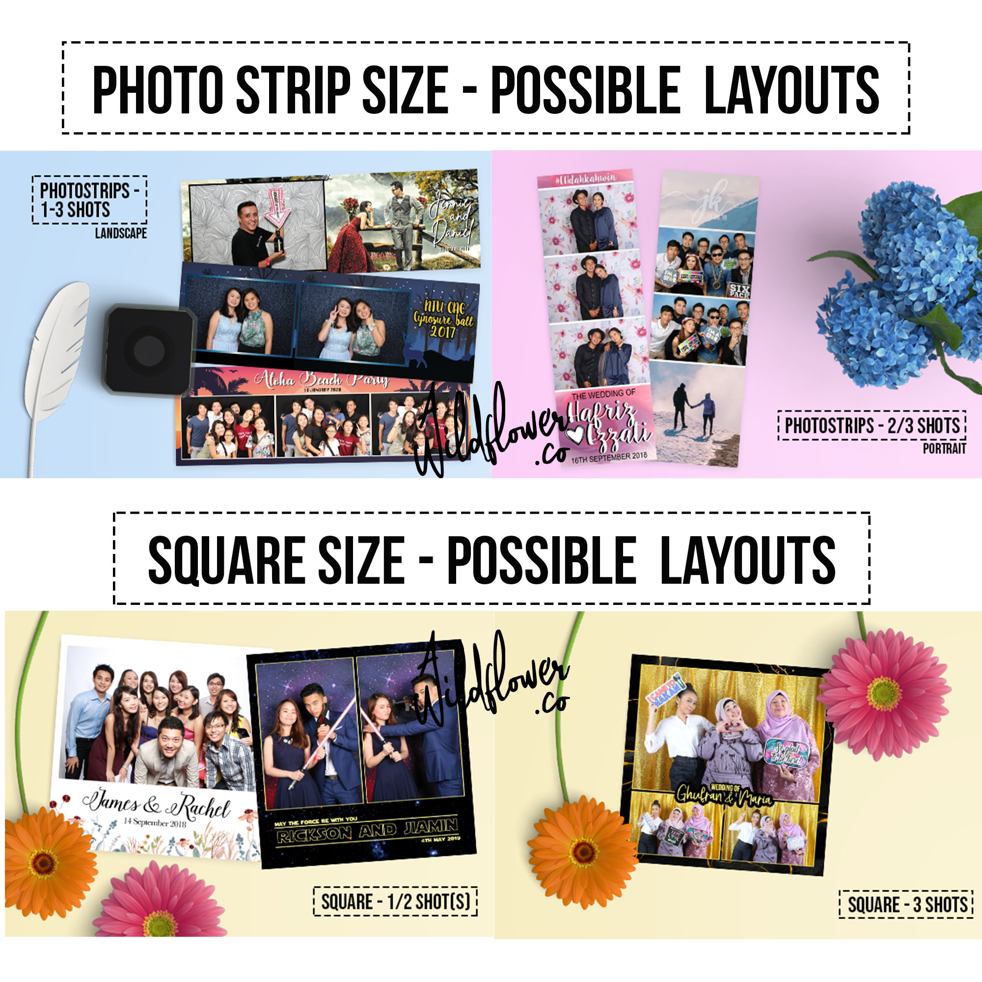 Convert Layout / Size for Existing Photo Booth Template Designs - 4R ...