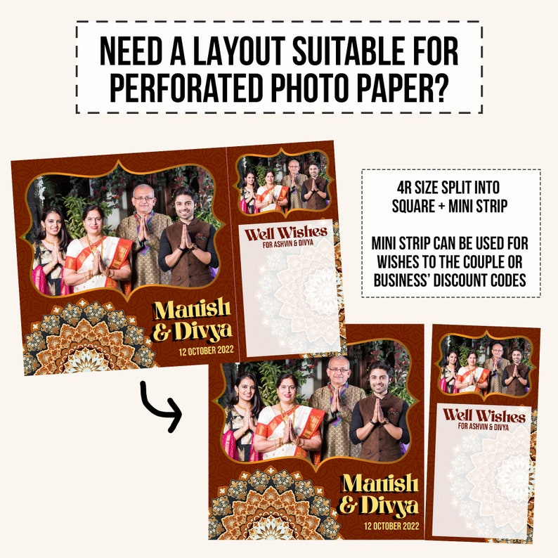 Full Custom Photo Booth Template Overlay, Background Theme Unique ...