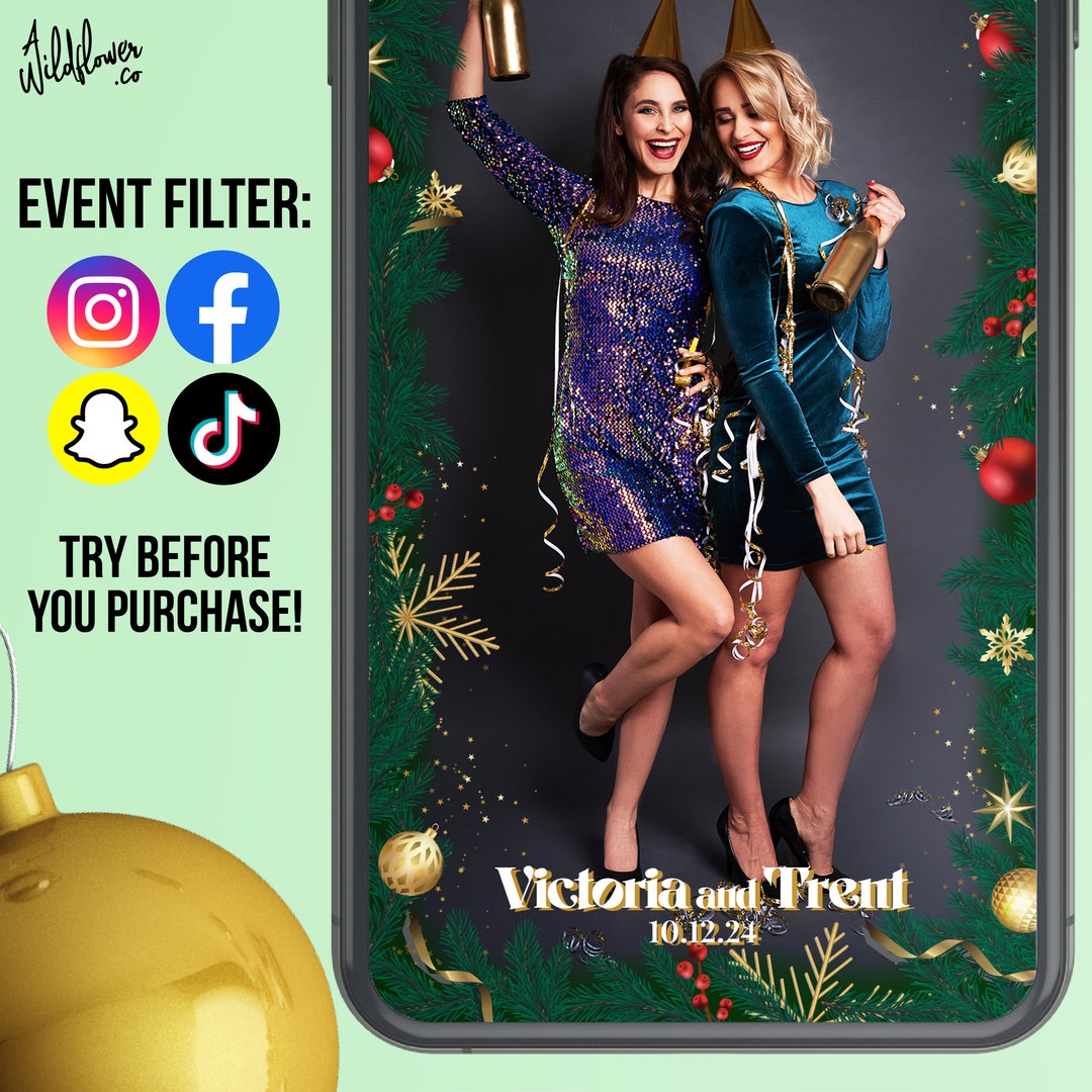 Holiday Instagram Filter, Celebration Snapchat Lenses, Tiktok Effects ...