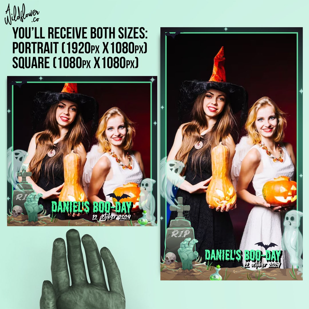 Halloween 360 Photo Booth Template Party Tiktok Video Trick or Treat ...