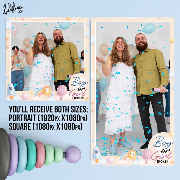 Gender Reveal Photo Booth - Etsy