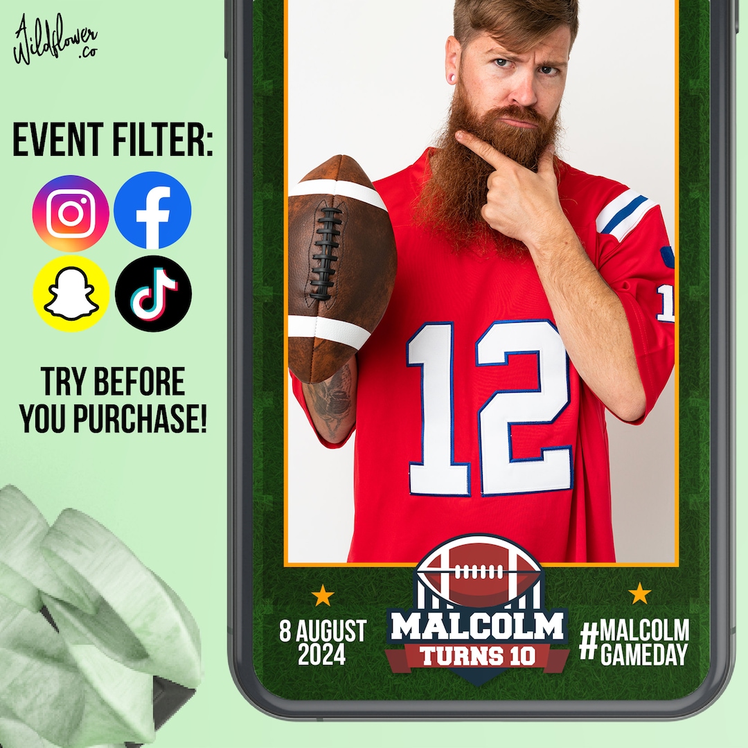 Football Snapchat Lenses, Rugby Instagram Filter, Sports Tiktok Effects ...