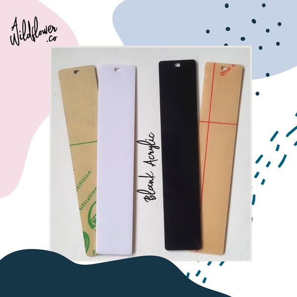 Acrylic Bookmark Blanks - Etsy