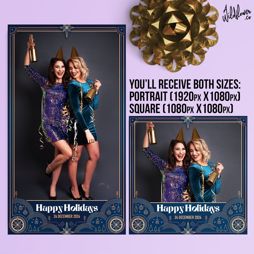 Christmas Overlay 360 Photo Booth, Birthday 360 Booth Overlay, 360 ...