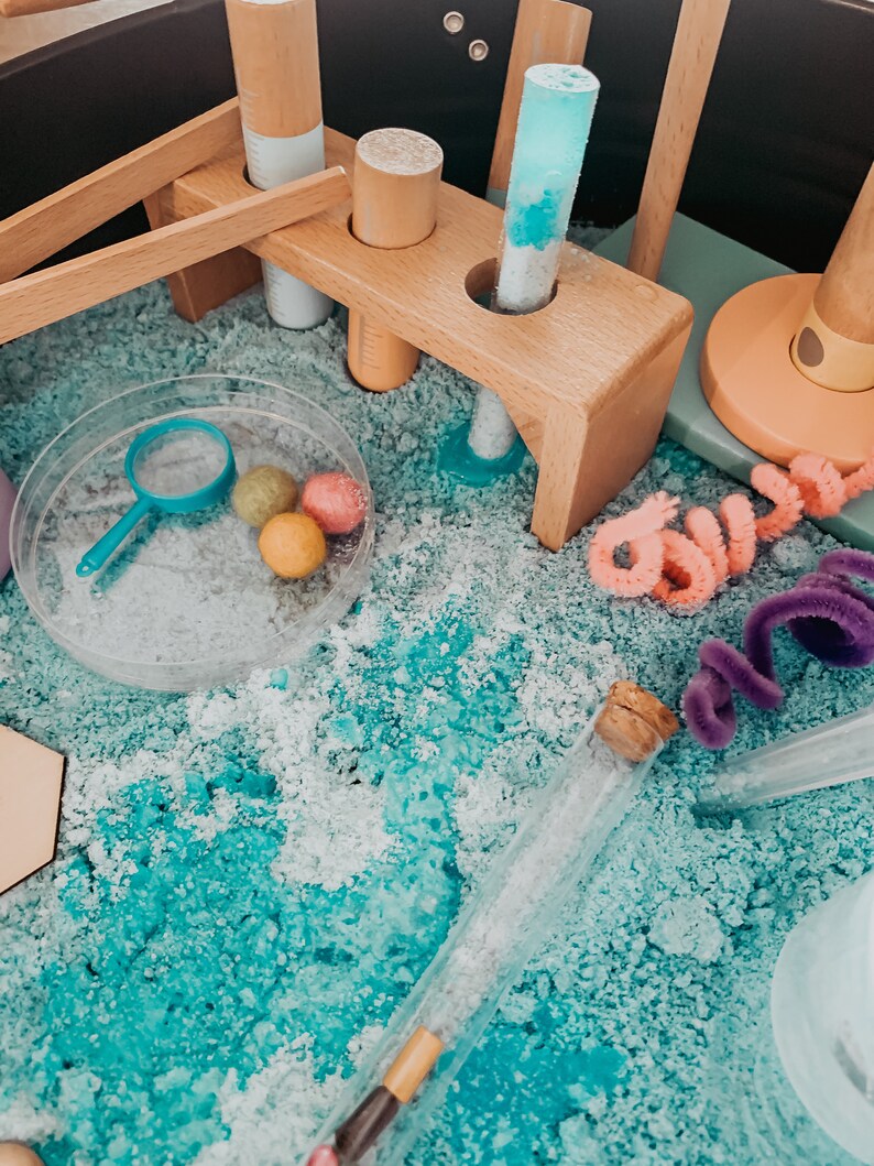 Little Scientist- Science Experiment Learning Sensory Bin Kit - Etsy