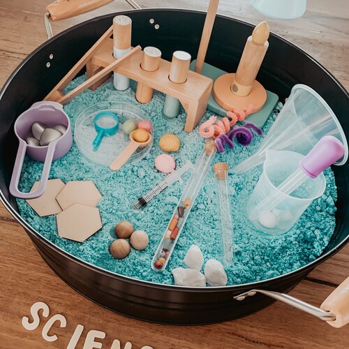 Little Scientist Science Experiment Learning Sensory Bin Kit - Etsy