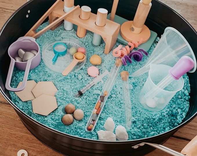 Little Scientist Science Experiment Learning Sensory Bin Kit - Etsy