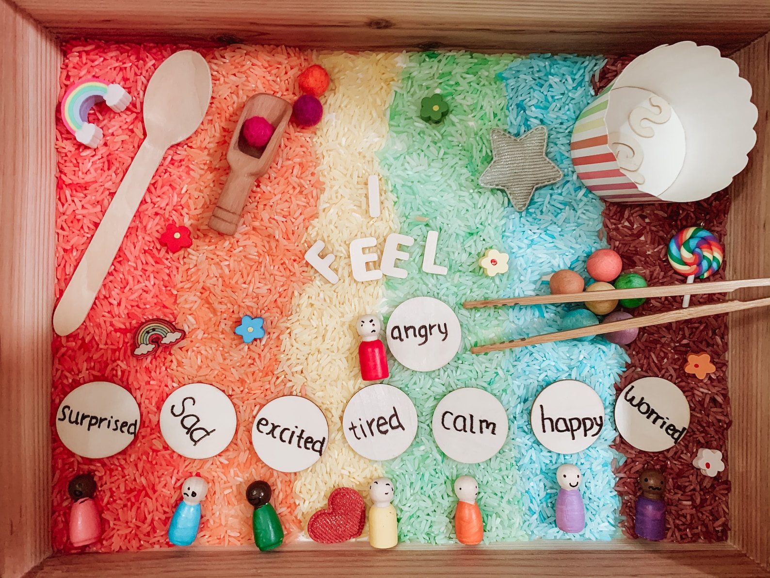 Feelings Emotions Emotional Regulation Painted Peg Dolls - Etsy Australia