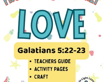 Fruit of the Spirit: JOY — Bible Lesson Packet for Kids - Etsy