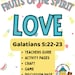 Fruit of the Spirit: LOVE — Bible Lesson Packet for Kids - Etsy