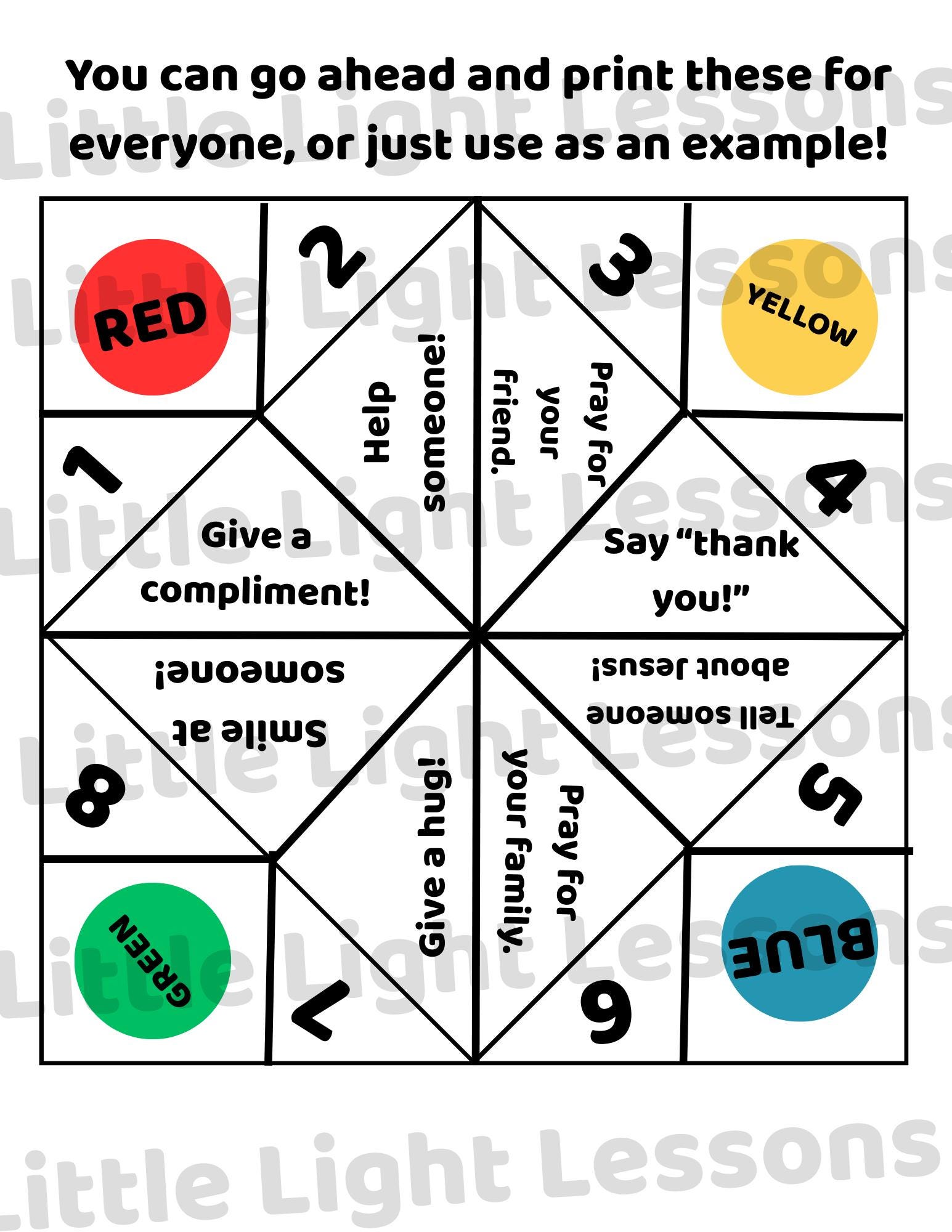 Fruit of the Spirit: KINDNESS — Bible Lesson Packet for Kids - Etsy